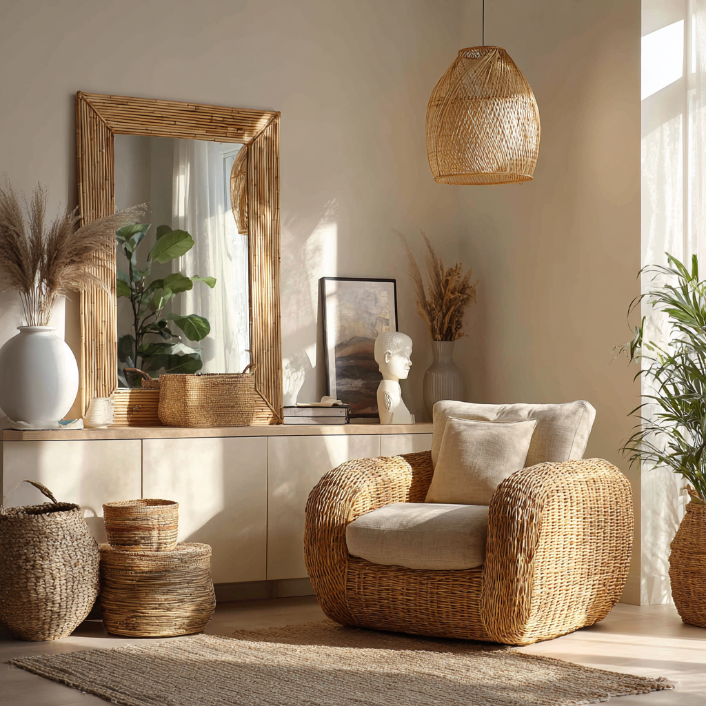 Pourquoi adopter la décoration en osier d’intérieur ? & Statue Family